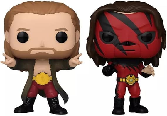 Funko WWE Edge and Kane Pop! Vinyl Collectible Figures 2-Pack - Limited ...