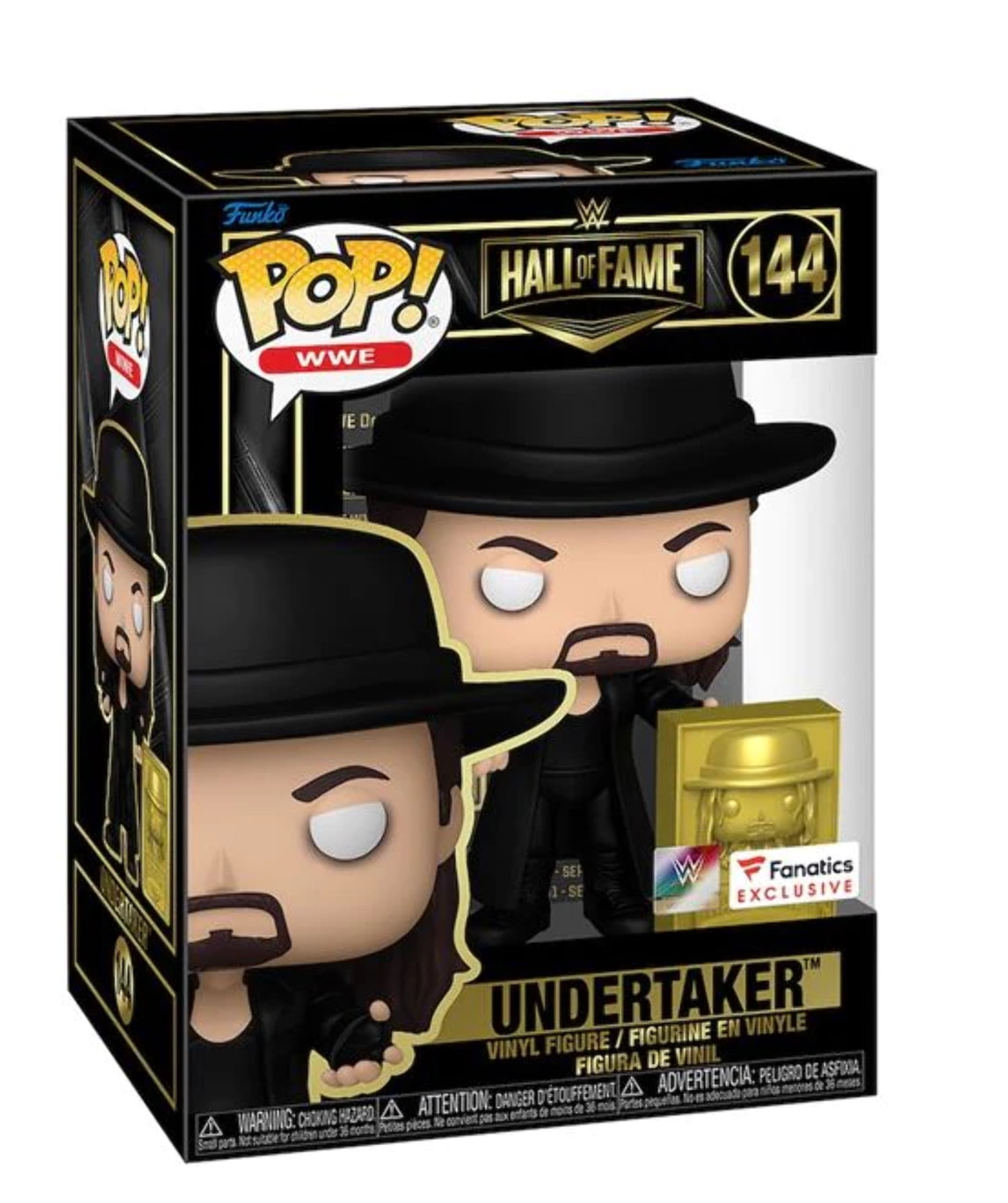 Funko Pop! WWE Hall Of Fame Undertaker #144 Vinyl Figures (Fanatics ...