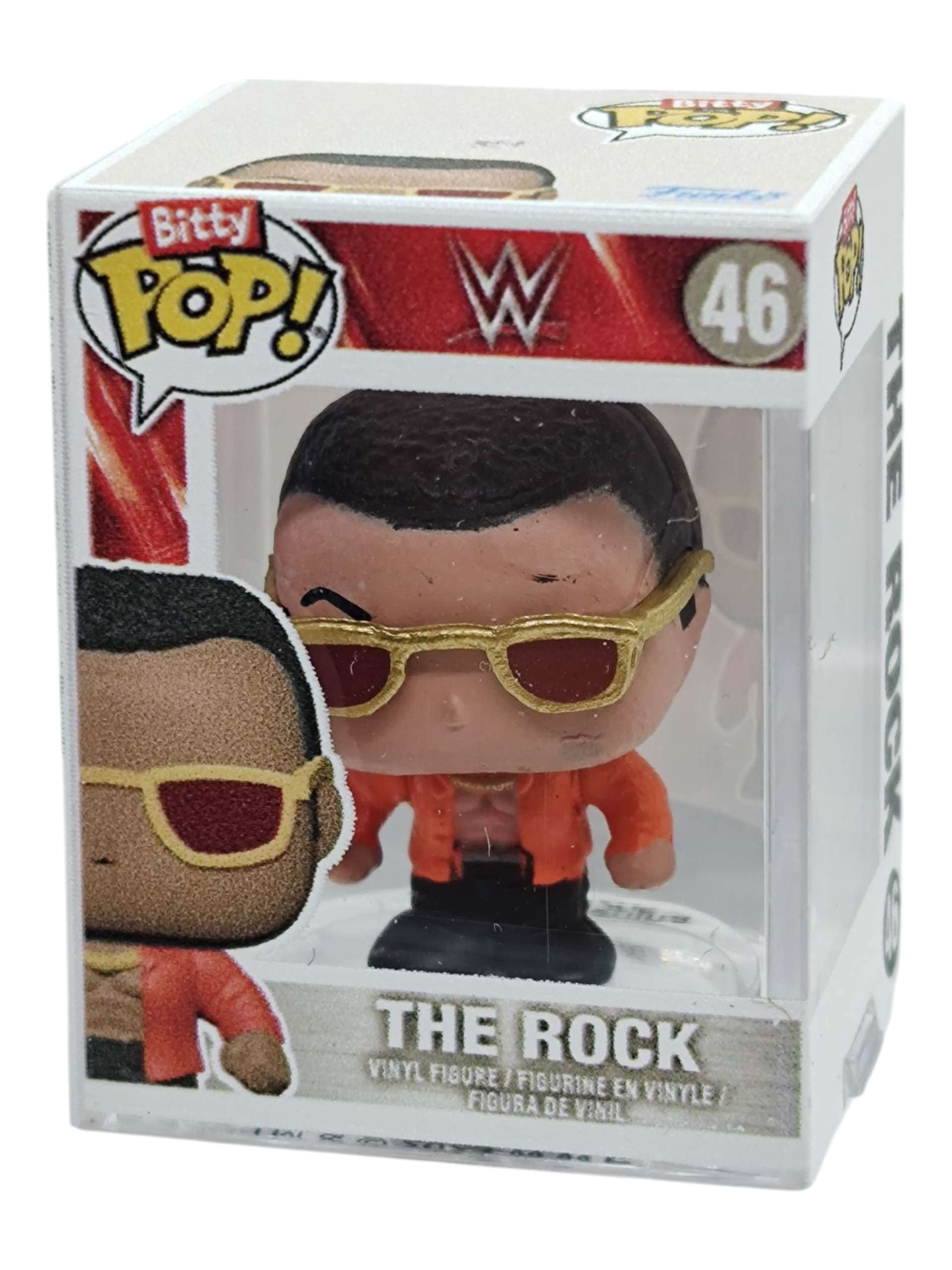 Funko WWE Wrestling Bitty POP! The Rock Micro Figure (No Packaging ...
