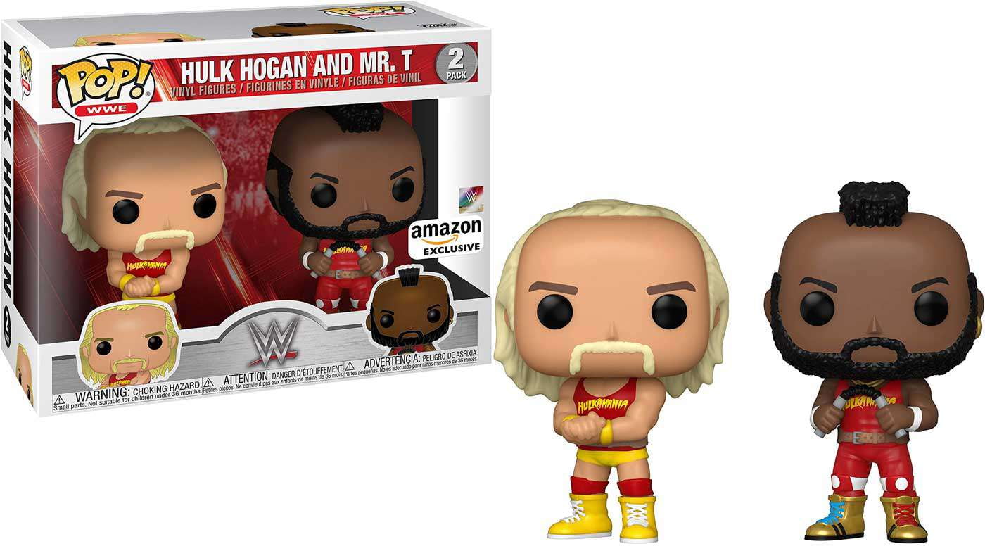 Funko WWE Wrestling POP! Sports Hulk Hogan & Mr. T Vinyl Figure 2-Pack ...