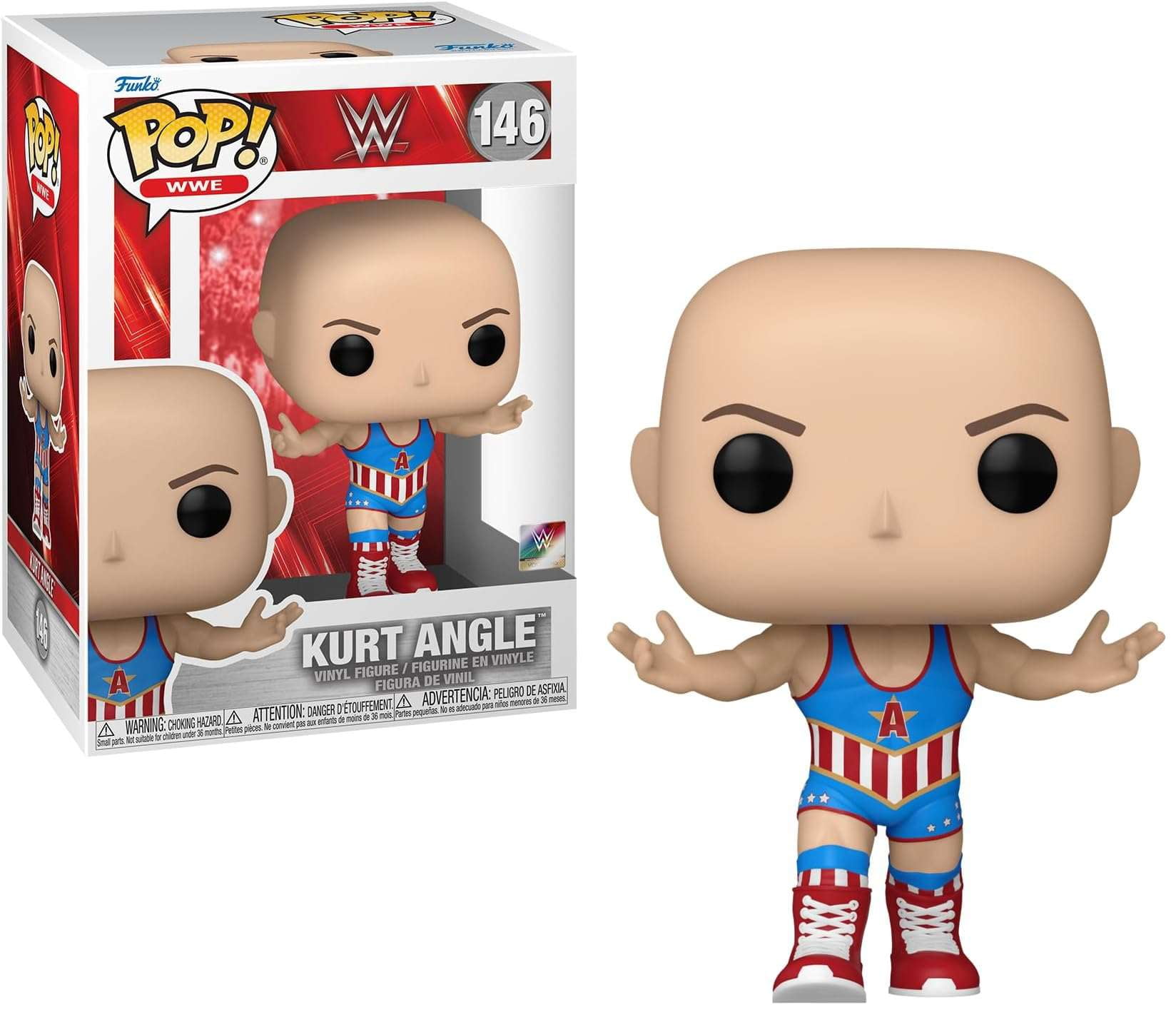 Funko Pop! WWE Kurt Angle Wrestling Legend Figure #146! - Walmart.com
