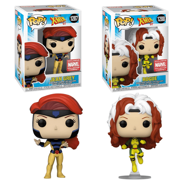 Funko X-Men 97 Jean Grey #1287 And Rogue #1288 Collector Corps Exclusive - Walmart.com