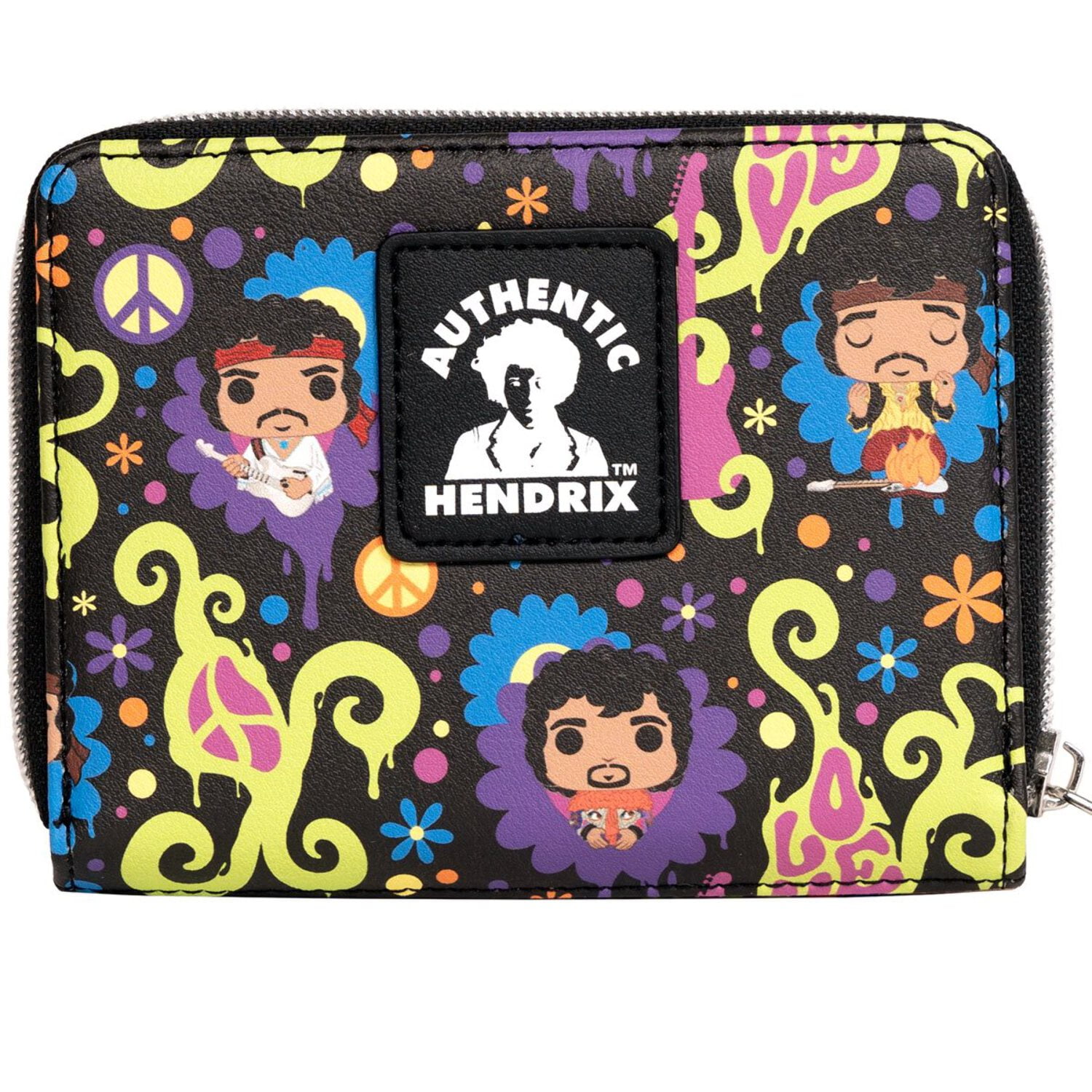Funko Jimi Hendrix Love and Flowers All Over Print Wallet - Walmart.com