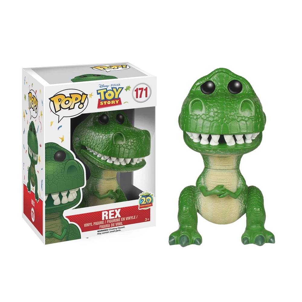 Funko0 Toy Story Rex #171 Vinyl Action Figures Pop! Multicolor Model ...