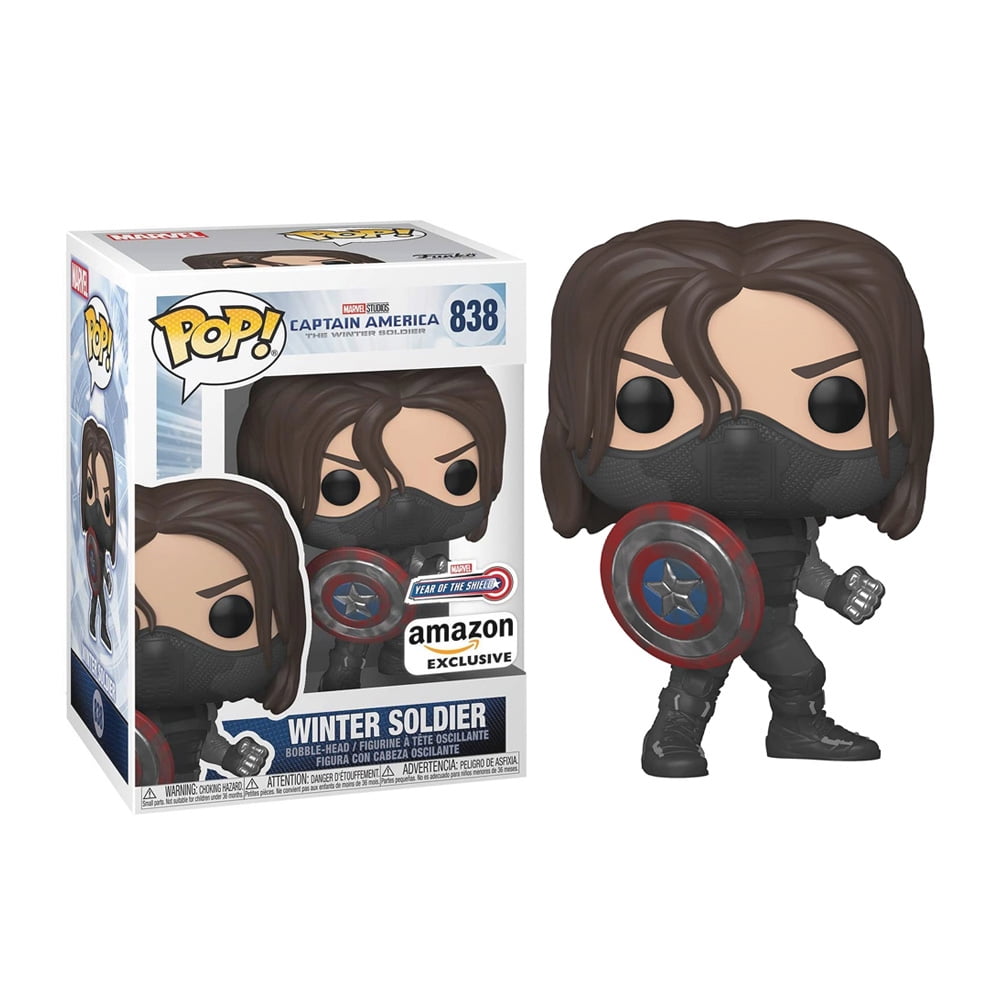 Funko0 Vinyl: #838 Winter Soldier Year of the Shield Vinyl Action ...
