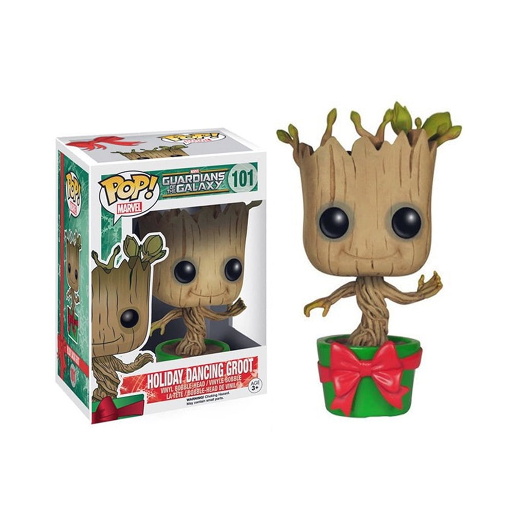 Funko0 Vinyl:Holiday Dancing Groot Hot Topic #101 Pop! Figure Ornaments ...