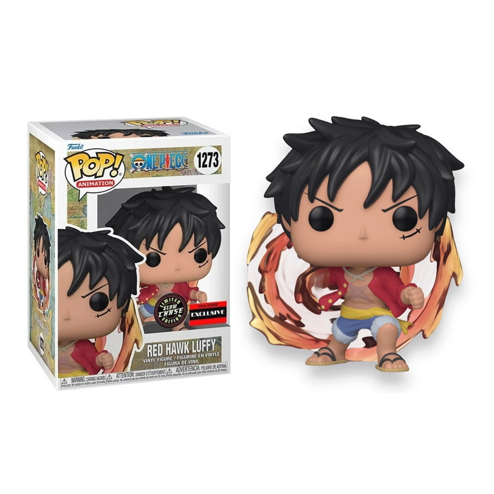 Funko0 Vinyl: Red Hawk Luffy - AAA Anime (Exclusive) #1273 Pop! Figure ...