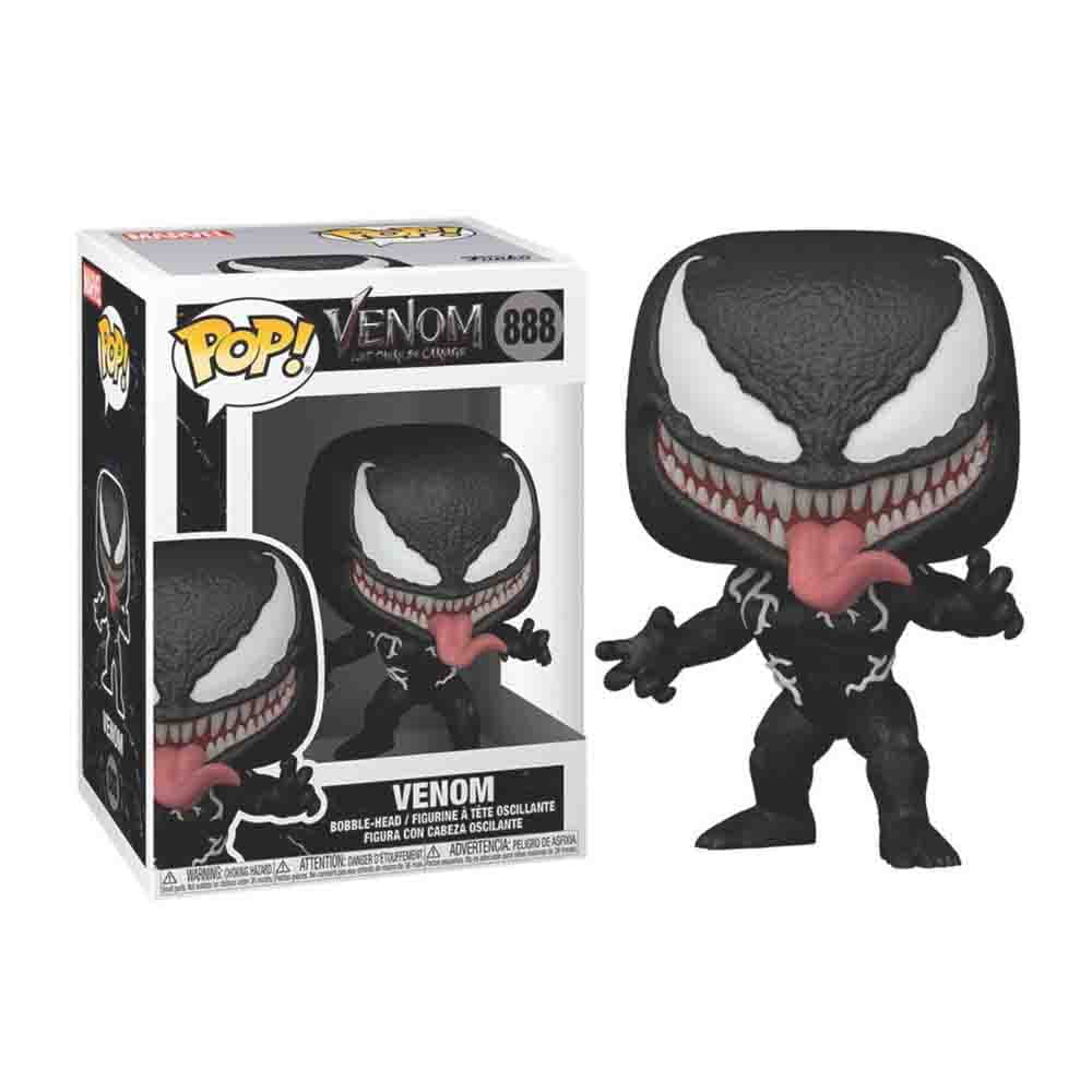 Funko0 Vinyl: Venom Let There Be Carnage #888 Venom Pop! Figure Ornaments +Plastic protective ...