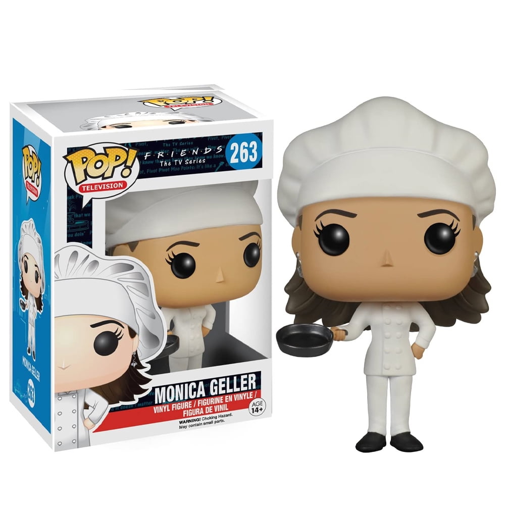 Funko0a Vinyl: Monica Geller 263 Chef Friends Television Pop! Action ...