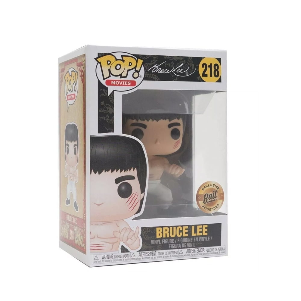 FunkoD - Bruce Lee #218 (Bait Exclusive) Vinyl Figure Pop! Collectible Toys (+Plastic protective ...