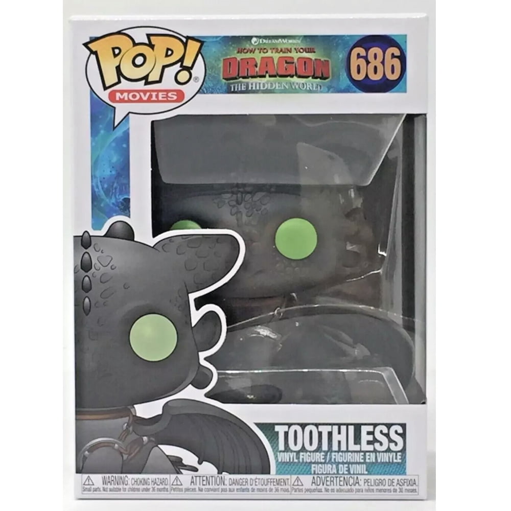 FunkoD -How to train your Dragon Toothless #686 Vinyl Figure Pop ...
