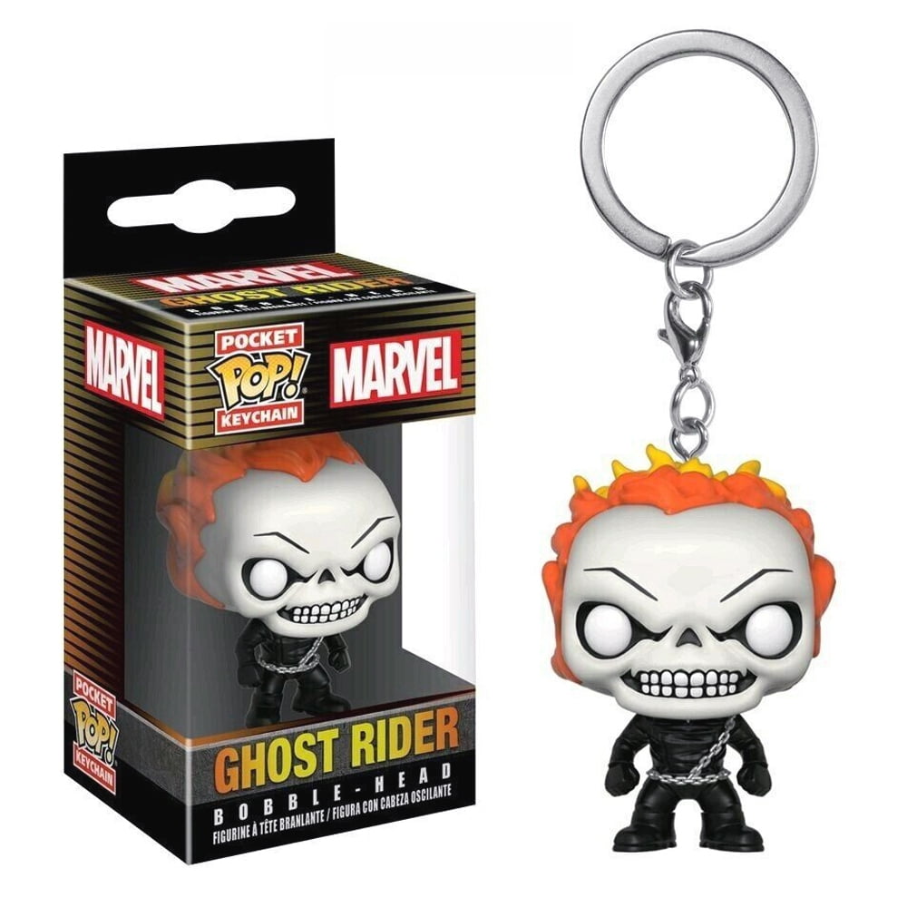 FunkoD pocket Keychain Ghost Rider pocket Keychain Model Toys ...