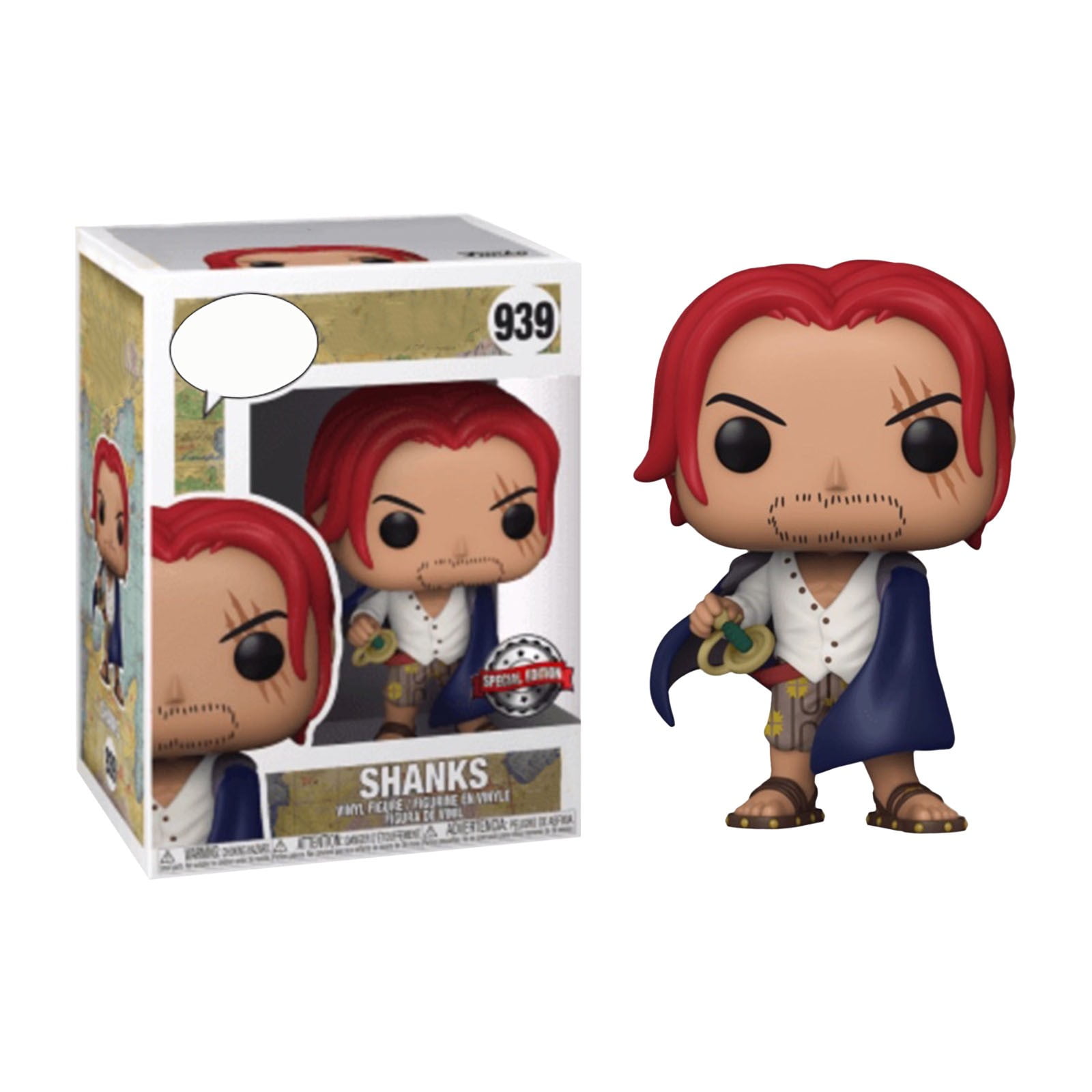 FunkoQ #939 Shanks Pop Figures, Animation : Shanks Figure Collections ...