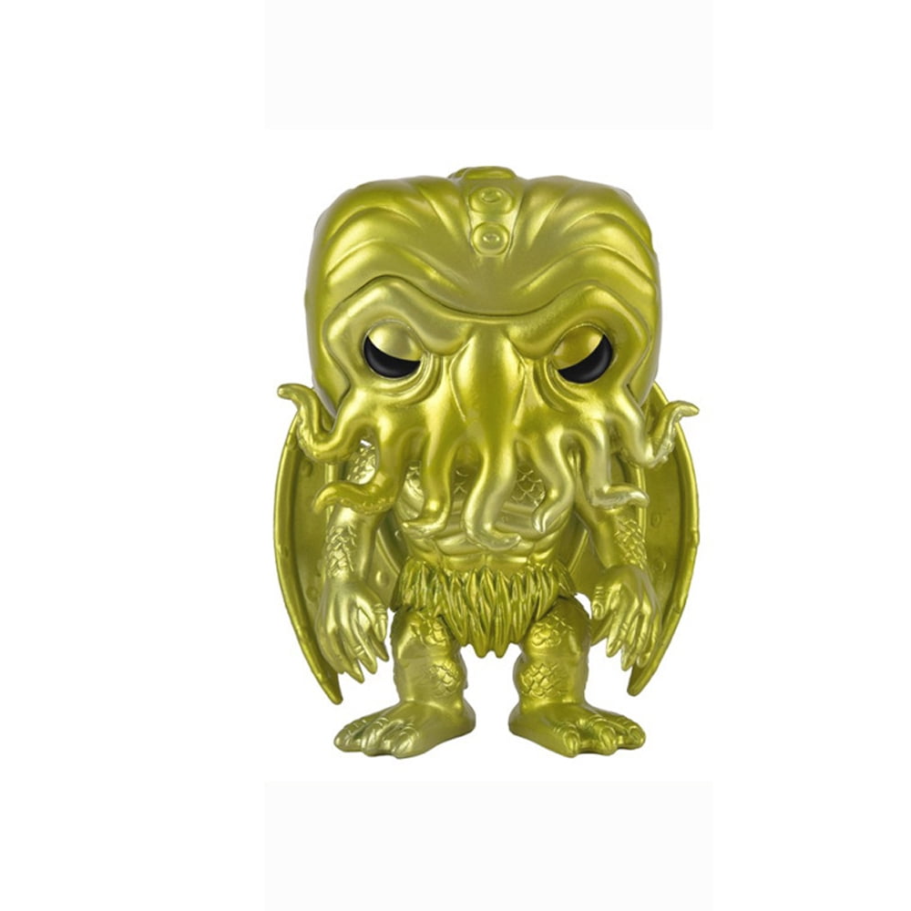 FunkoQ Cthulhu Master of R'Lyeh #03 (Gold Metallic) Vinyl Figure Pop ...