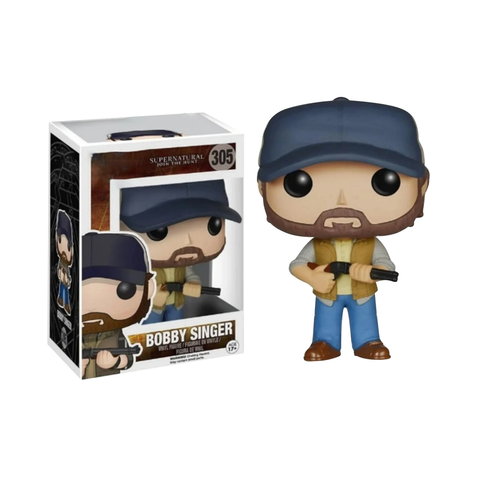 FunkoQ TV Supernatural- Pop! Join The Hunt Bobby Singer #305 Action ...
