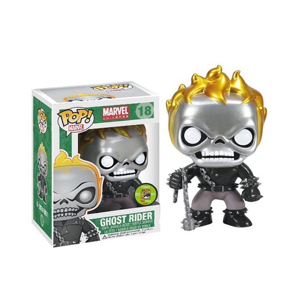 Funko0 Vinyl: Ghost Rider Metallic SDCC 2013 Exclusive LE 480 Pop ...