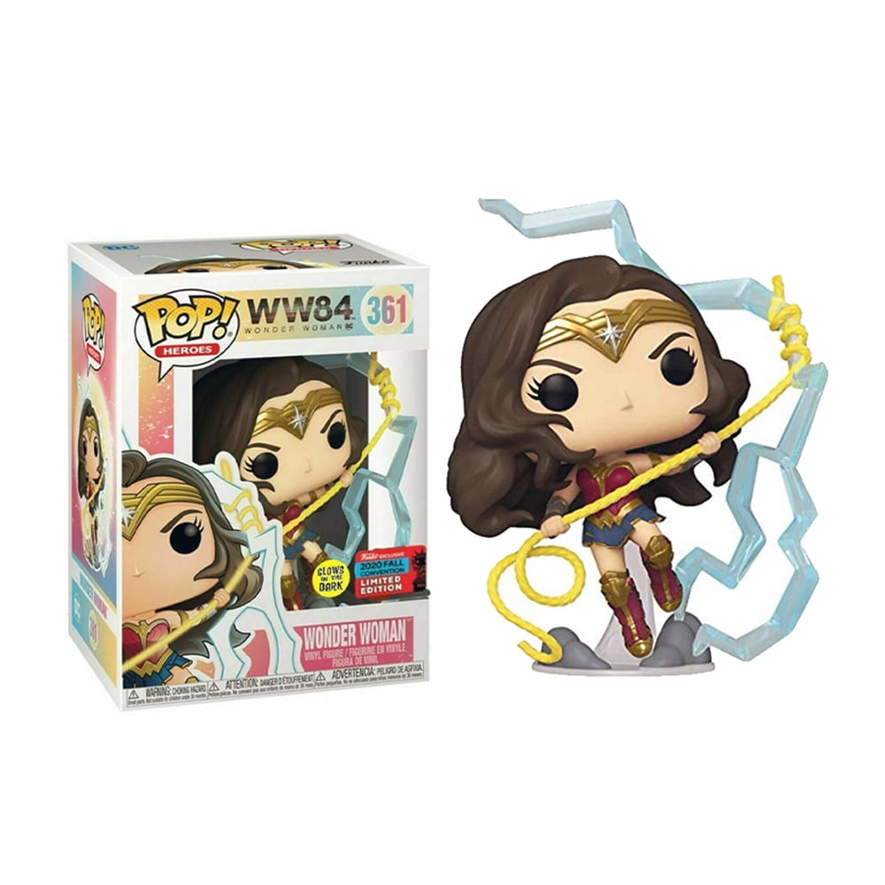FunkoQ Wonder Woman #361 Glow In The Dark Vinyl Action Figures Pop ...