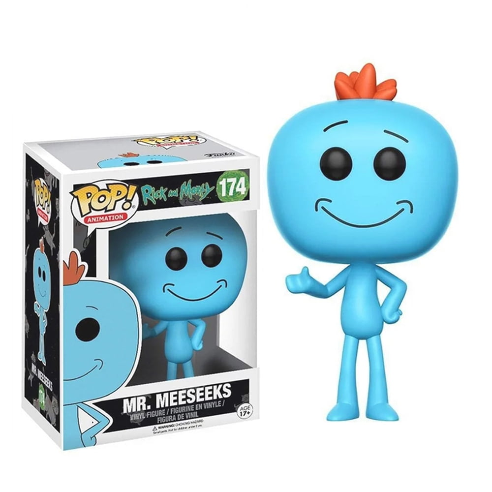 Funkoa Animation: Rick and Morty - Mr Meeseeks #174 Vinyl Action ...