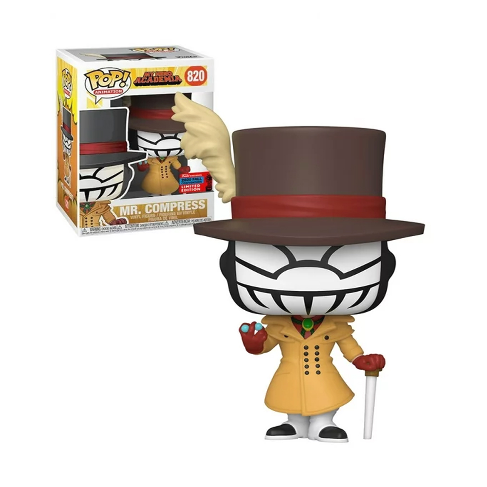 Funkoa Anime: MHA - Mr Compress #820 2020 Fall Convention Pop! Vinyl ...