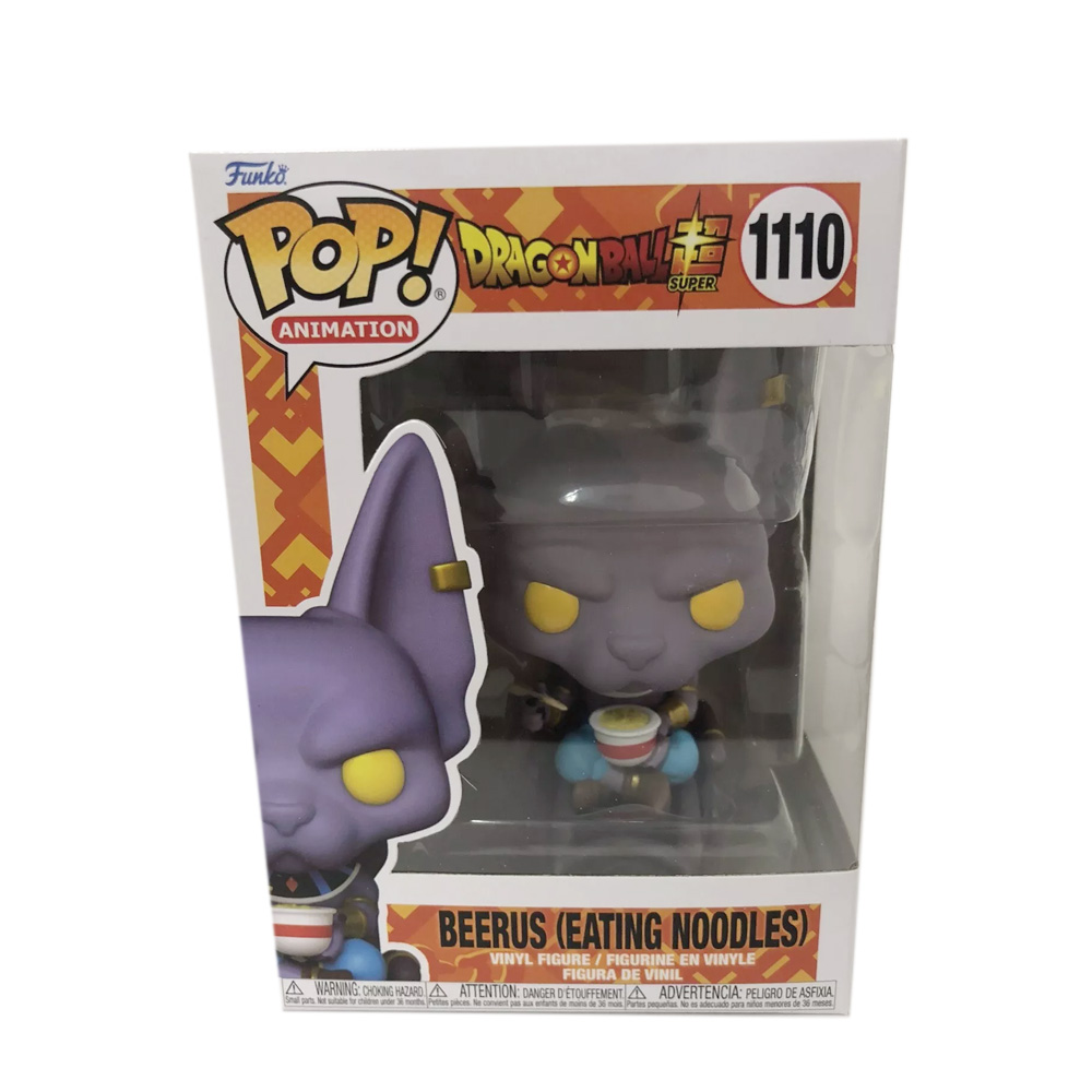 Funkoa -Beerus (Eating Noodles) - #1110 Vinyl Figure Pop! Birthday Toys ...