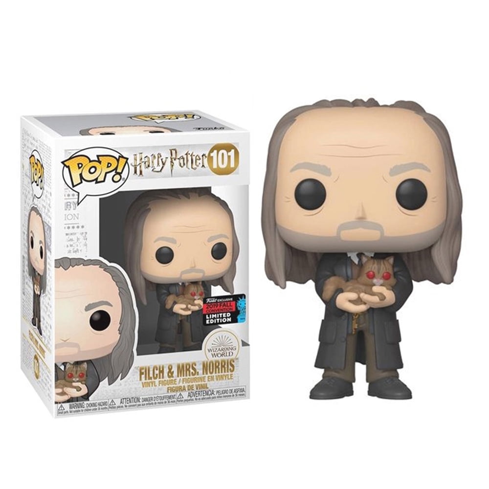 Funkoa Filch & Mrs. Norris #101 2019 Fall Convention Vinyl Figure Pop ...