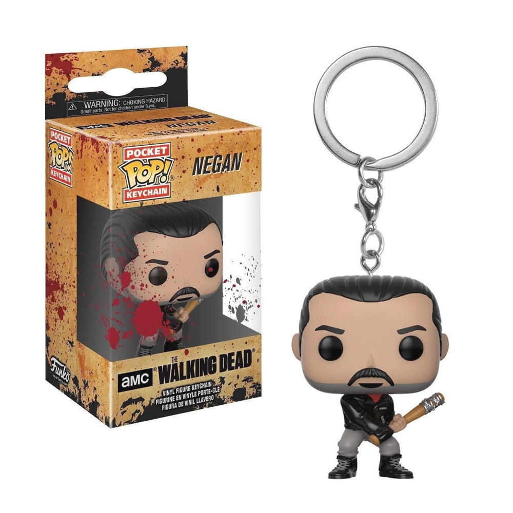 Funkoa Pocket Keychain Vinyl: AMC - The Walking Dead - Negan Figure Pop ...