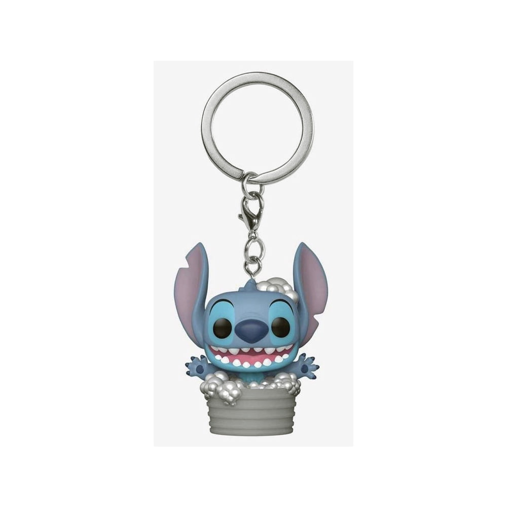 Funkoa Pocket Keychain Vinyl: Bubble bath Stitch Figure Pop！Pocket ...