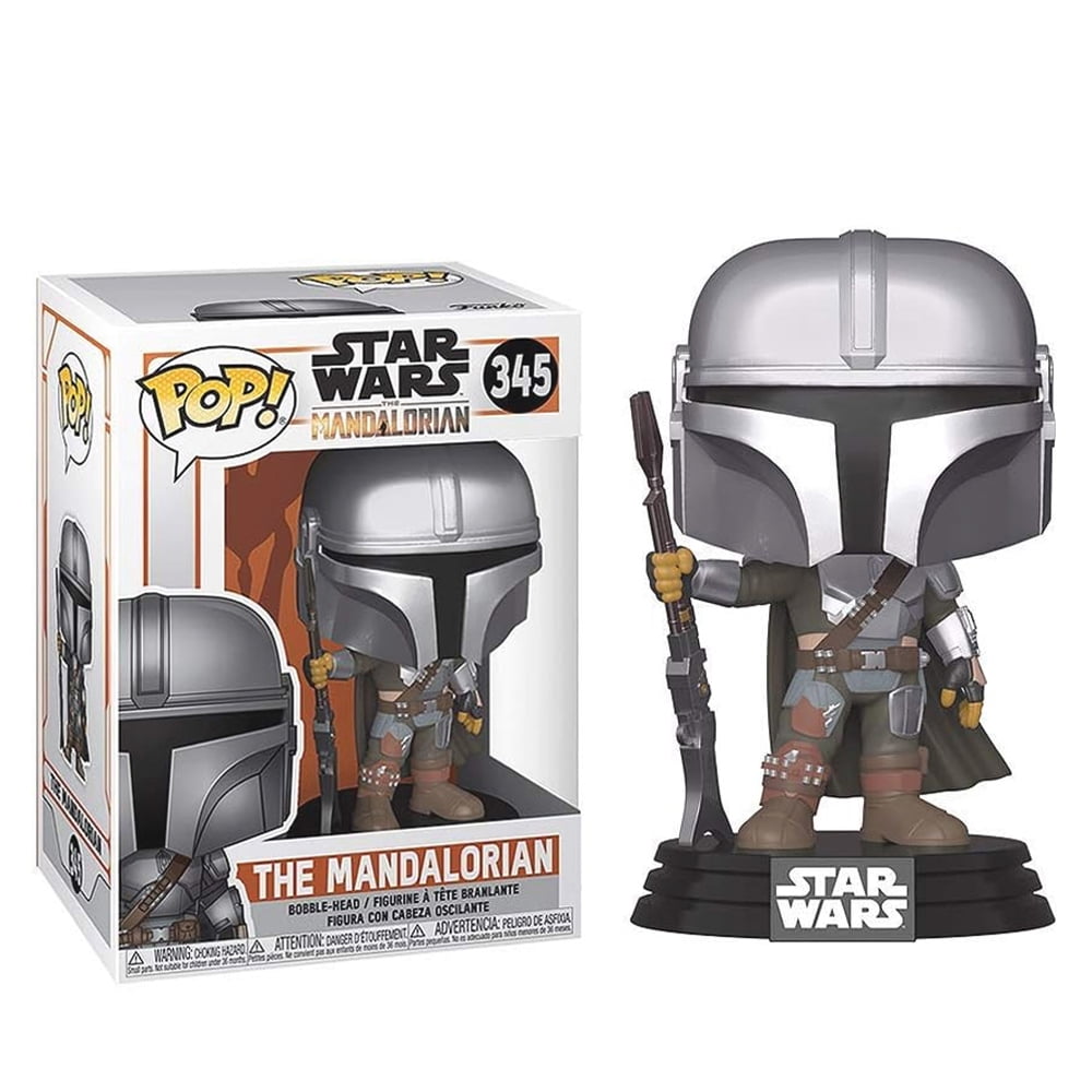 Funkoa S-tar W-ars: #345 The Mandalorian (w/ Beskar Armor) Vinyl Action ...