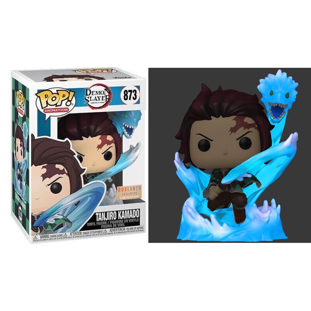 Funkoa Tanjiro Kamado #873 Glow Box Lunch Exclusive Pop! Vinyl Action ...