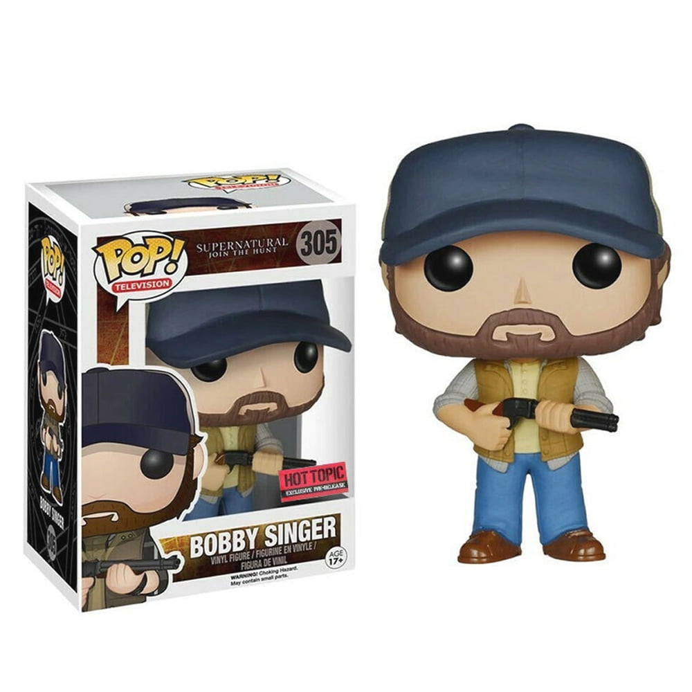 Funkoa Vinyl: Supernatural - Bobby Singer #305 Hot Topic Action Figures ...