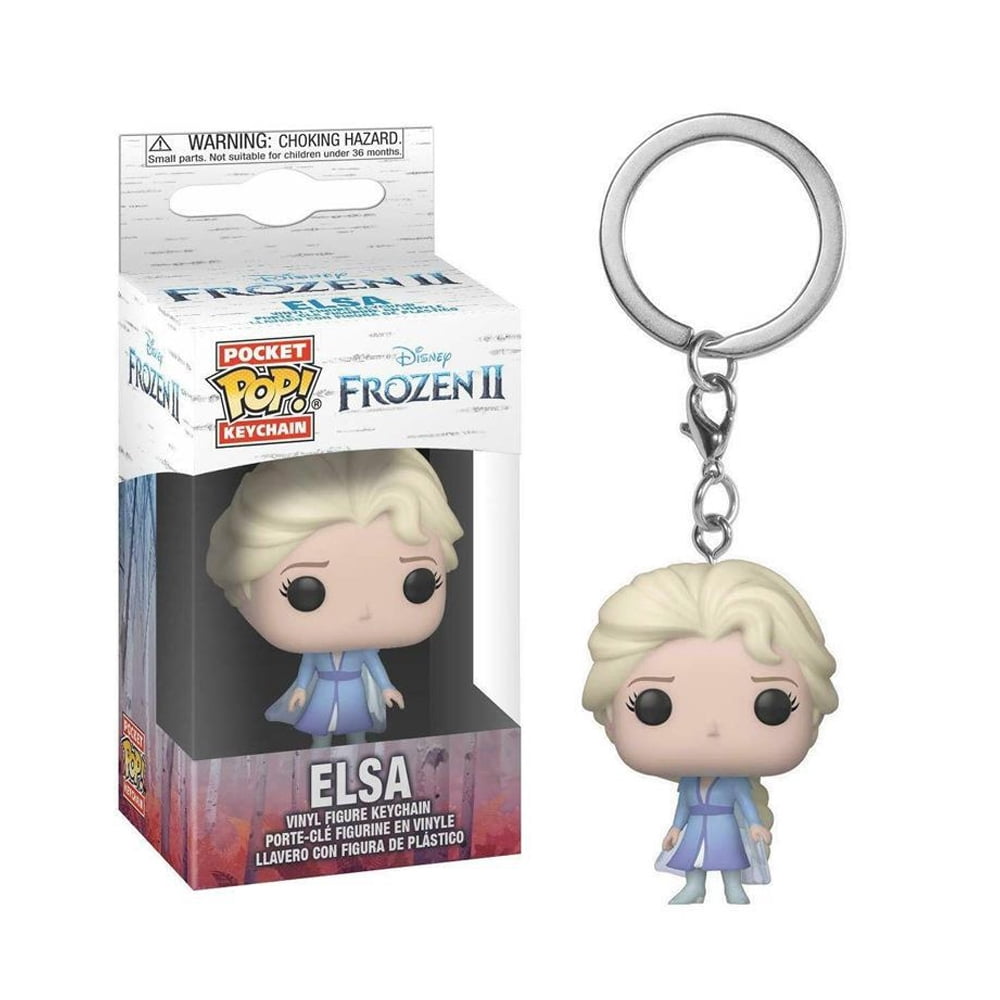 Funkoa pocket Keychain Vinyl: Frozen II Elsa Aragorn Figure Pop！pocket ...