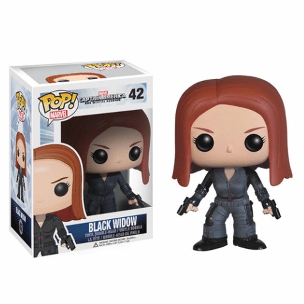 Funkoe Winter Soldier Black Widow #42 Vinyl Action Figures Pop ...