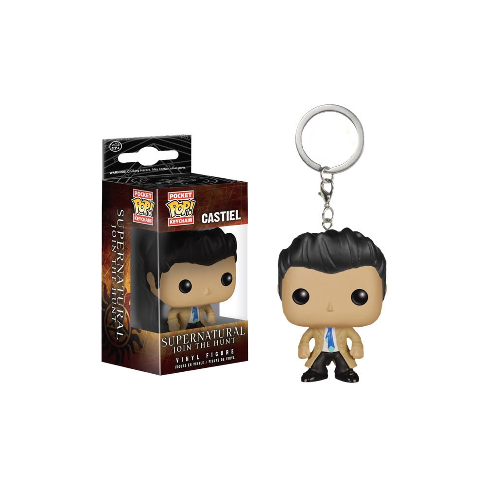 Funkoo Pocket Pop! Keychain-Supernatural Castiel Mini Vinyl Figure ...