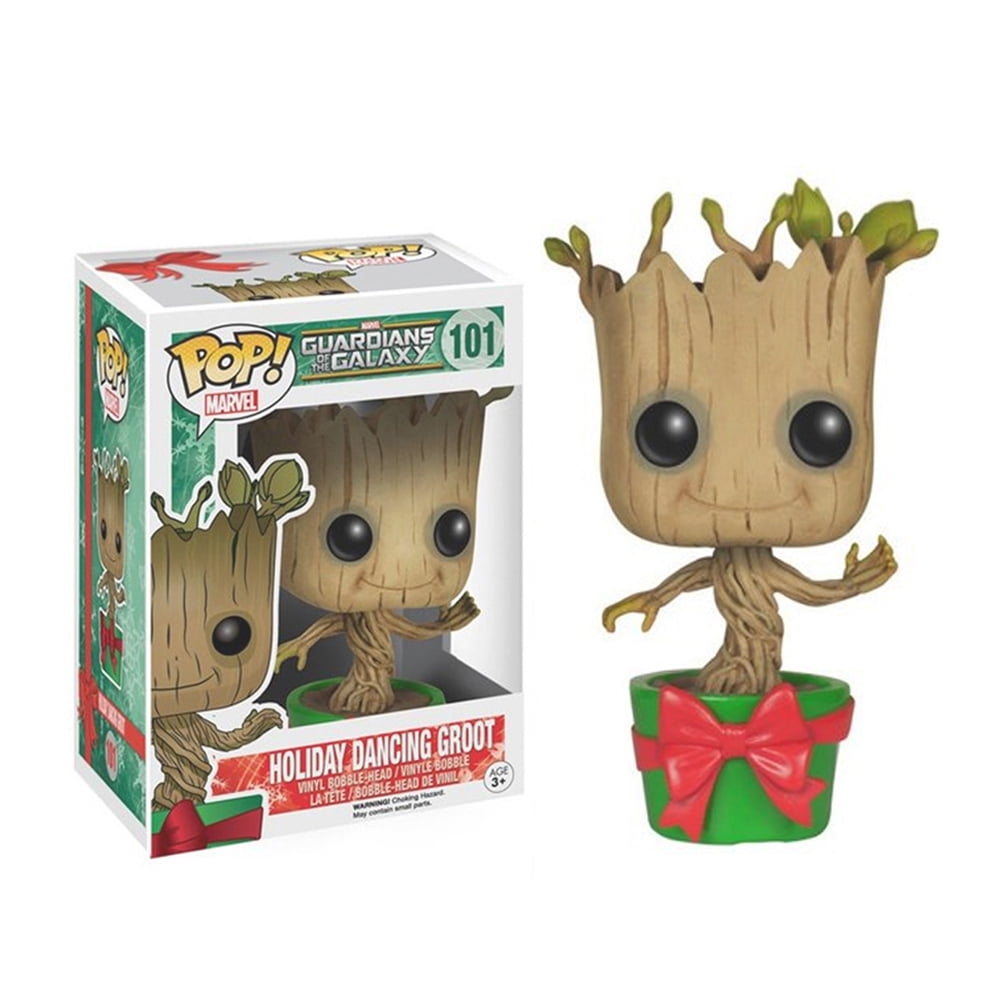 Funkoa 101 Holiday Dancing Groot Bobble Head Vinyl Action Figures