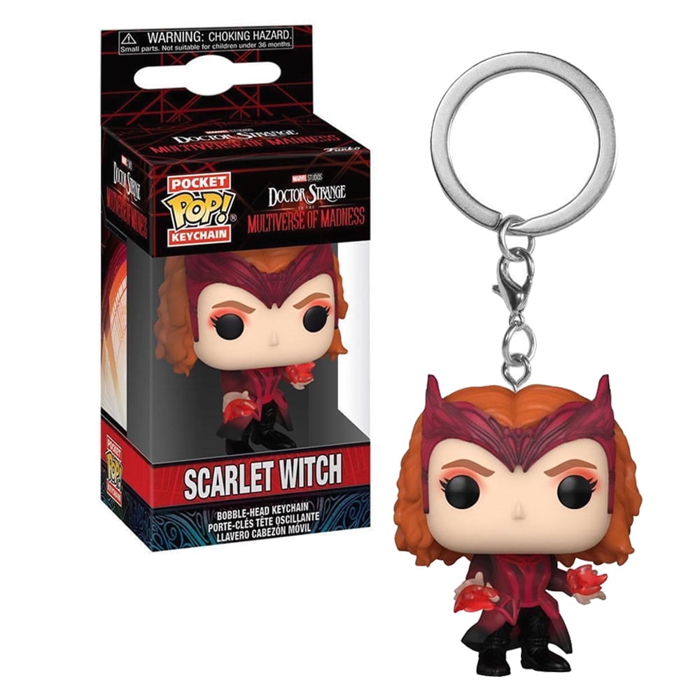 Funkop Keychain: Scarlet - Witch Vinyl Figure Pop! Collectible pocket ...