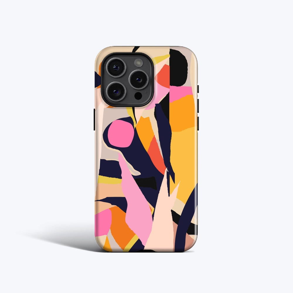 Funky Abstract Modern Art Phone Case for iPhone 11-17 Pro Max ...