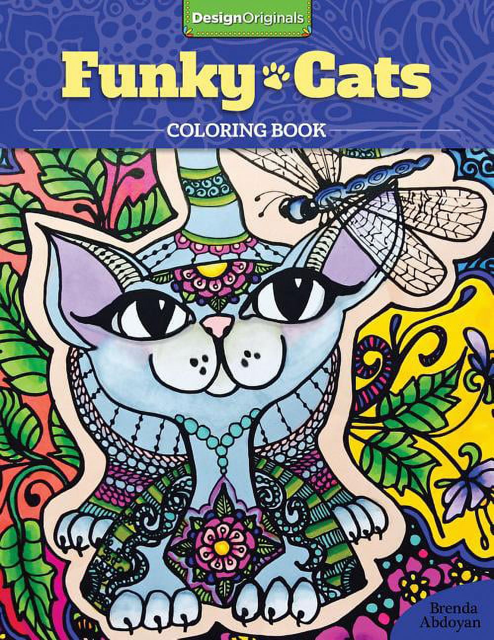 Funky Cats Coloring Book, (Paperback) - Walmart.com