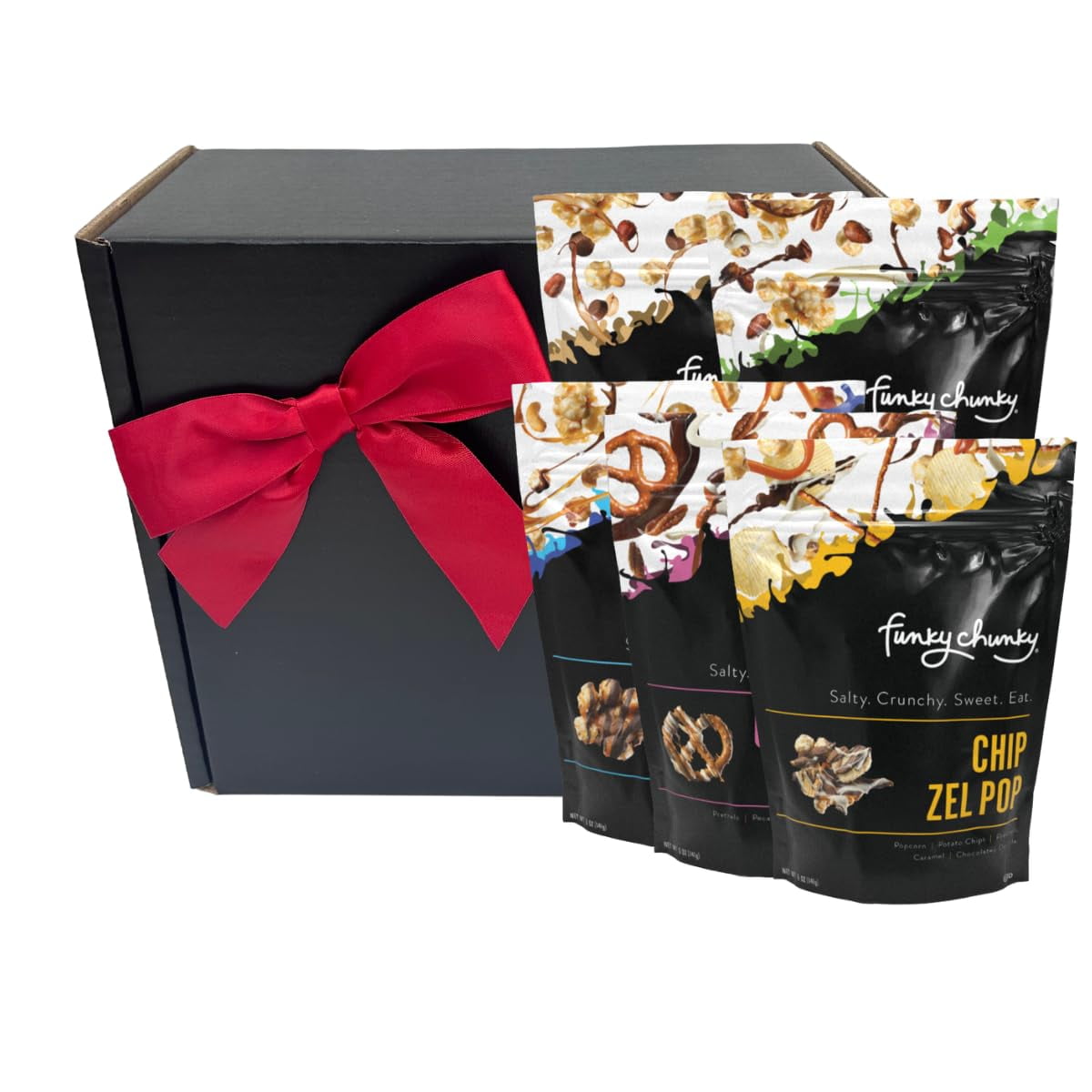 Funky Chunky | Gourmet MZF22 Chocolate Popcorn Gift Box | Caramel ...
