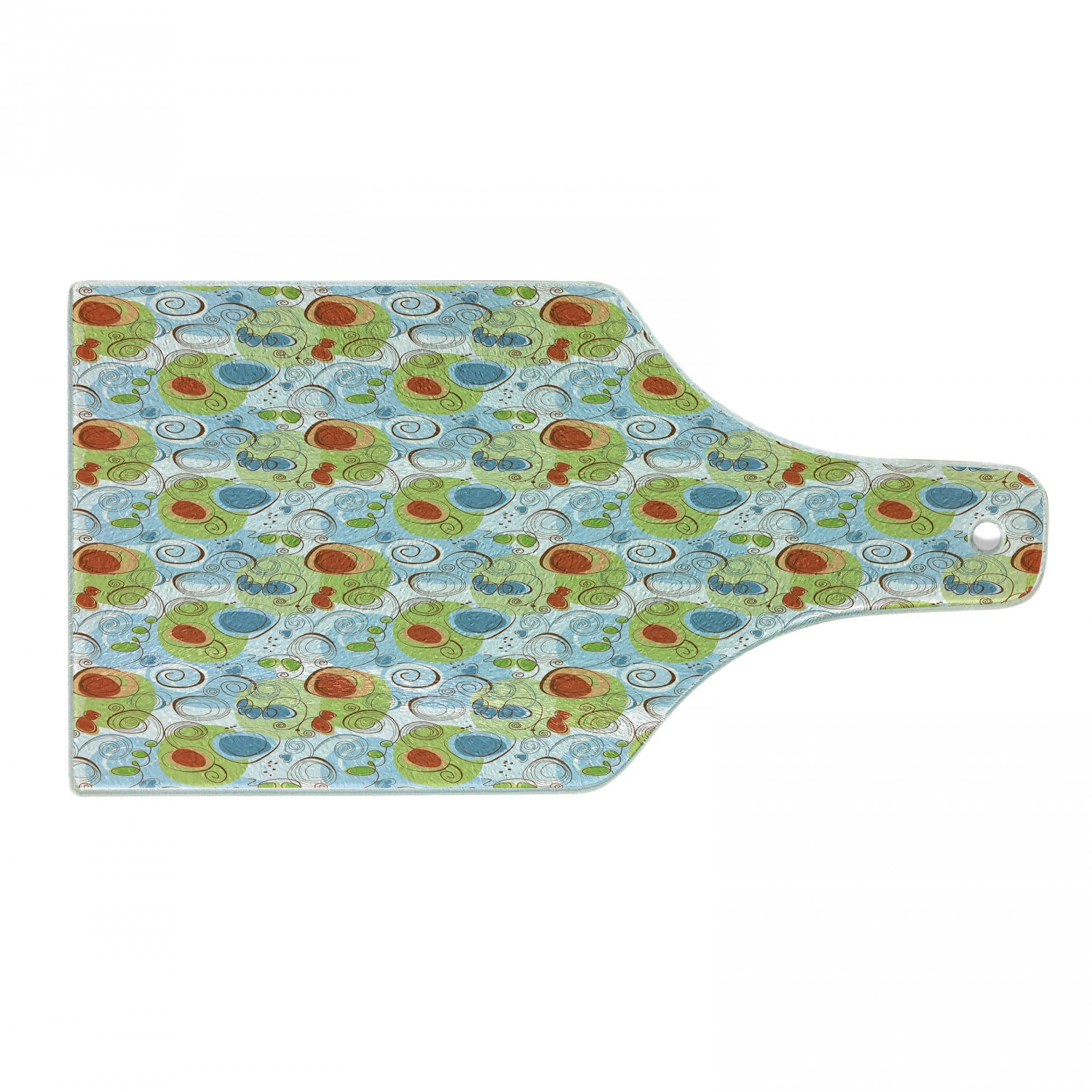 Funky Cutting Board, Whimsical Fun Pattern with Random Swirls Spirals ...
