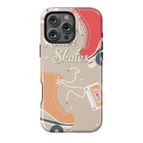 Funky Disco Roller Derby Skater Illustration iPhone Case 17 16 15 14 13 ...