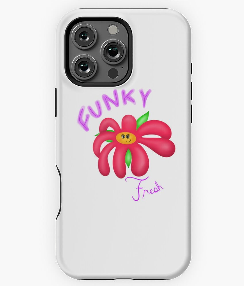 Funky Fresh Flower Power Art N4543 Phone Case for iPhone 17 16 15 14 13 ...