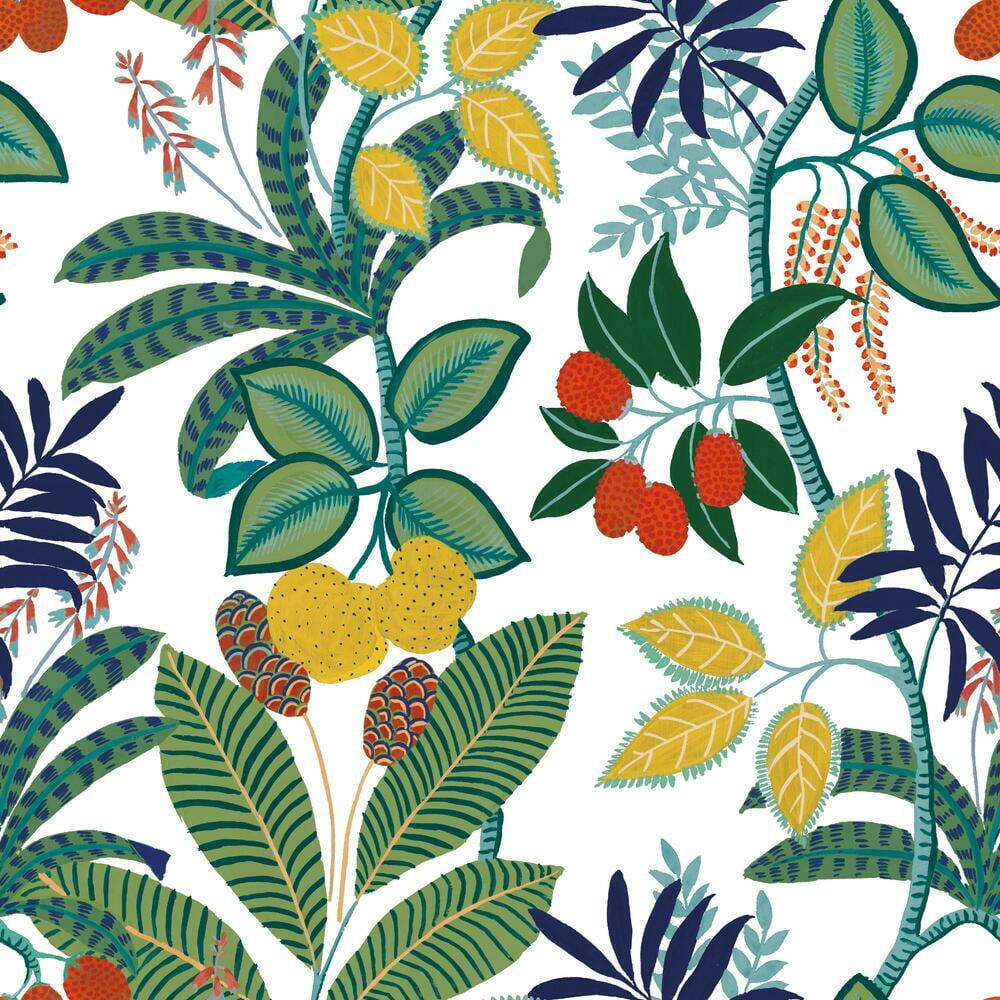 Funky Jungle Peel and Stick Wallpaper - Walmart.com