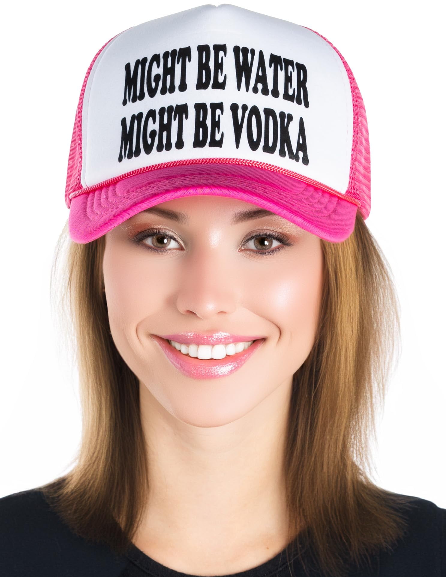 Funky Junque Foam Snapback Trucker Hat - Might be Water Might be Vodka ...