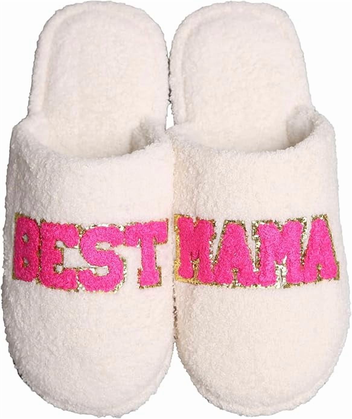 Funky Junque Fuzzy House Slippers Cozy Indoor Outdoor Fluffy Clog ...