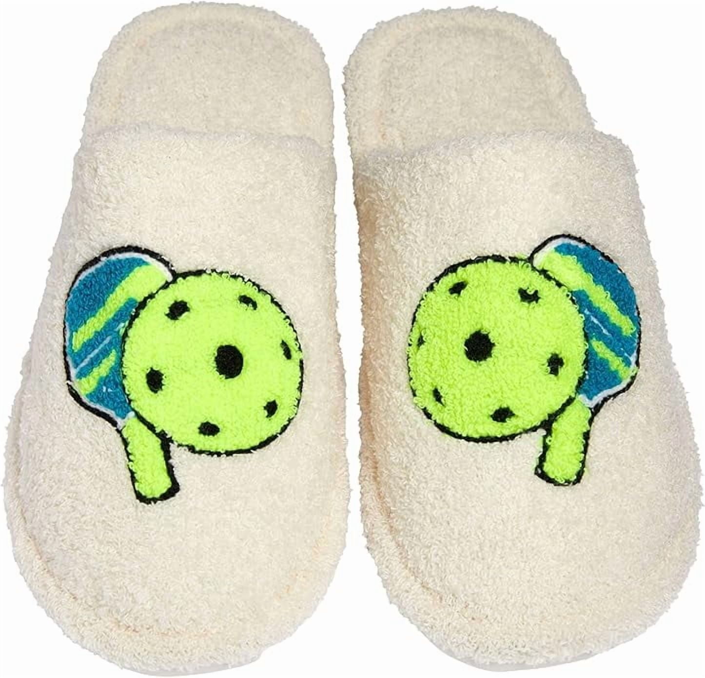 Funky Junque Fuzzy House Slippers Cozy Indoor Outdoor Fluffy Clog ...