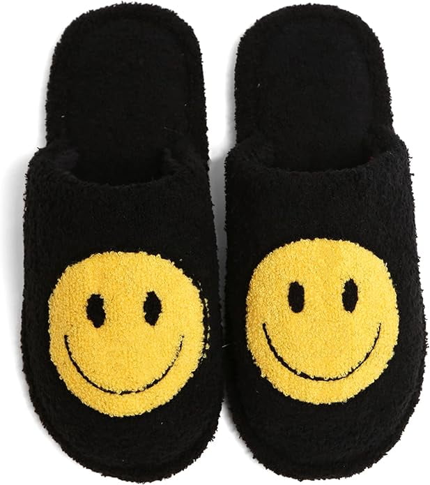 Funky Junque Fuzzy House Slippers Cozy Indoor Outdoor Fluffy Clog ...
