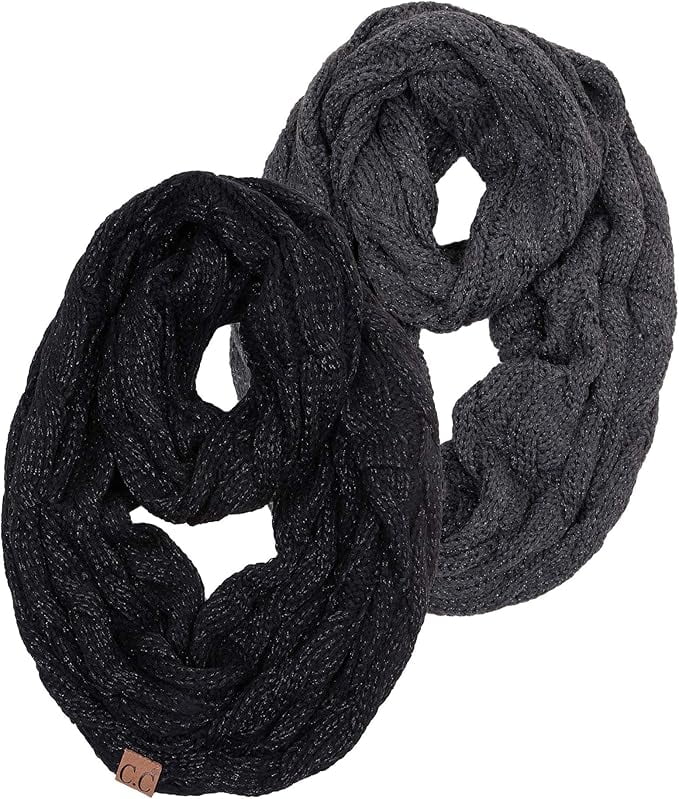 Funky Junque Infinity Scarf for Women Oversized Wrap, Chunky Layer ...