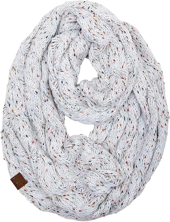 Funky Junque Infinity Scarf for Women - Oversized Wrap, Chunky Layer ...