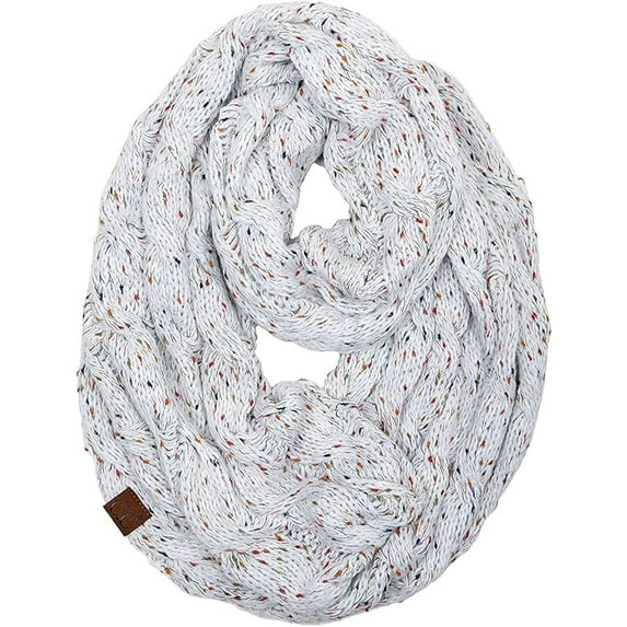 Funky Junque Infinity Scarf for Women - Oversized Wrap, Chunky Layer ...