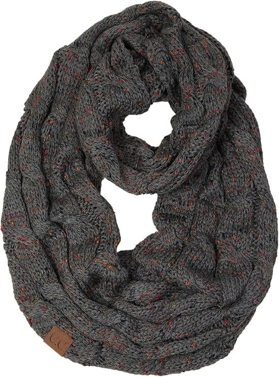 Funky Junque Infinity Scarf for Women - Oversized Wrap, Chunky Layer ...